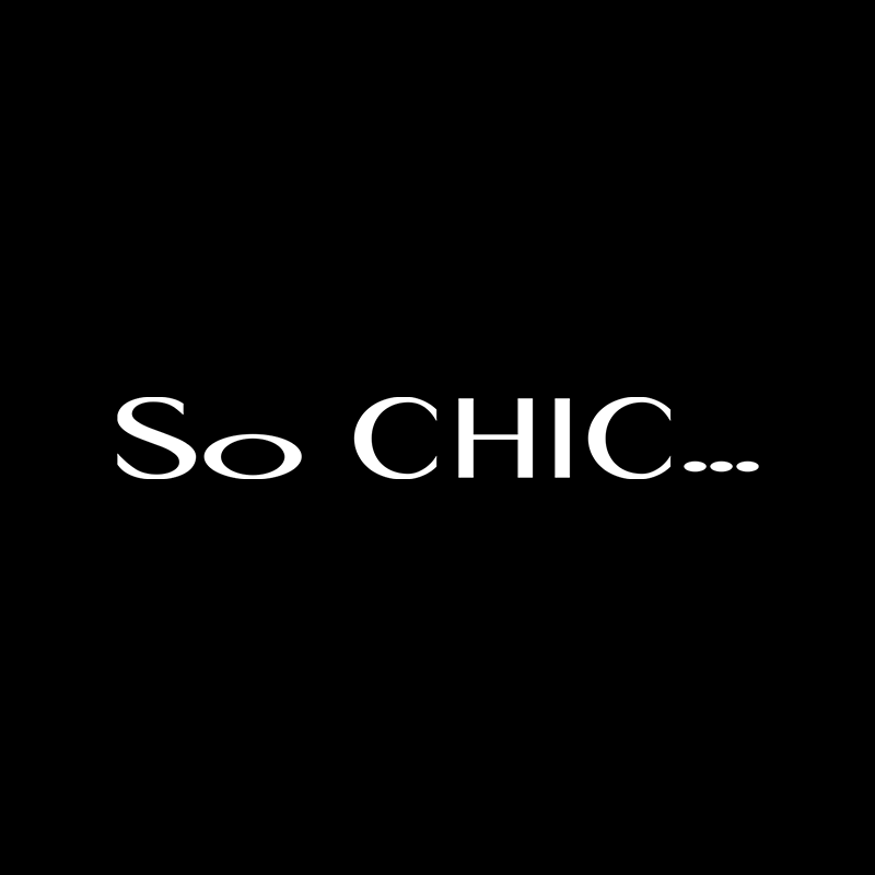 So CHIC Blog